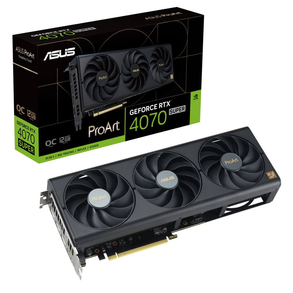 ASUS ProArt GeForce RTX 4070 SUPER 12GB GDDR6X OC Edition PROART-RTX4070S-O12G | パソコン工房【公式通販】