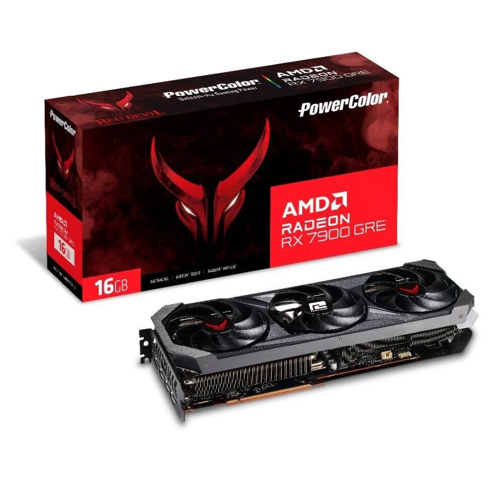 PowerColor Red Devil AMD Radeon RX 7900 GRE 16GB GDDR6 RX7900GRE 16G-E ...