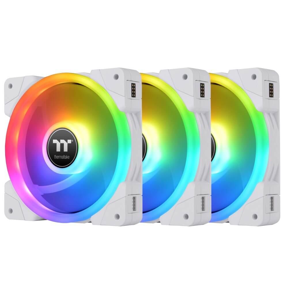 Thermaltake SWAFAN EX14 RGB White 3-Fan Pack CL-F162-PL14SW-A | パソコン工房 ...