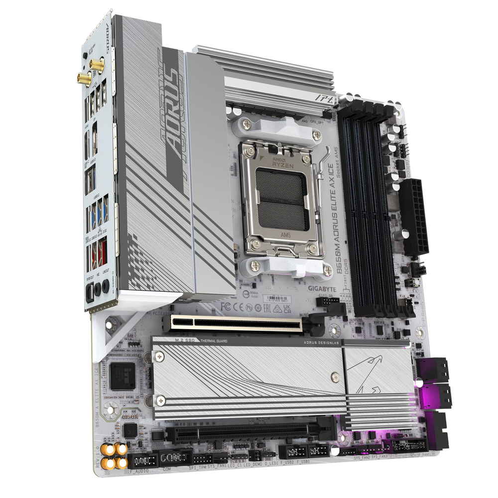GIGABYTE B650M AORUS ELITE AX ICE | パソコン工房【公式通販】 GIGABYTE B650M AORUS ELITE AX ICE | パソコン工房【公式通販】