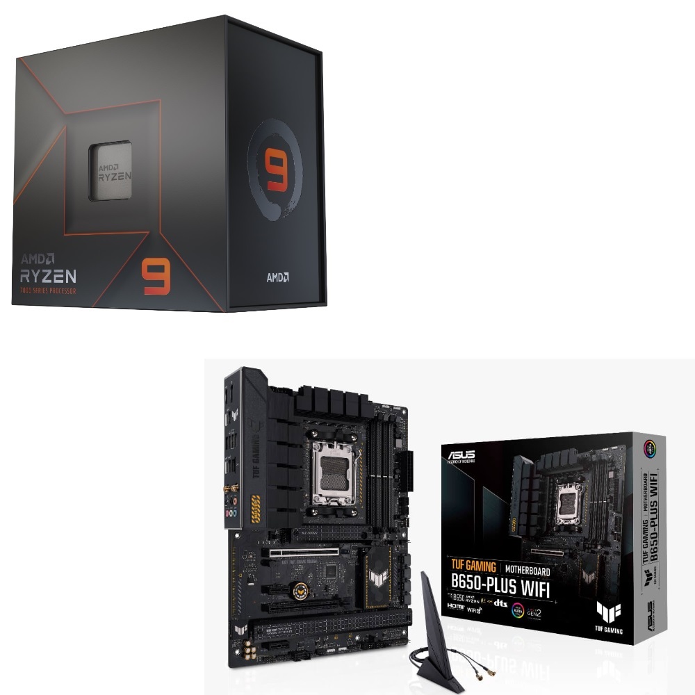 セット商品 AMD Ryzen 9 7900X BOX + ASUS TUF GAMING B650-PLUS WIFI セット | パソコン ...