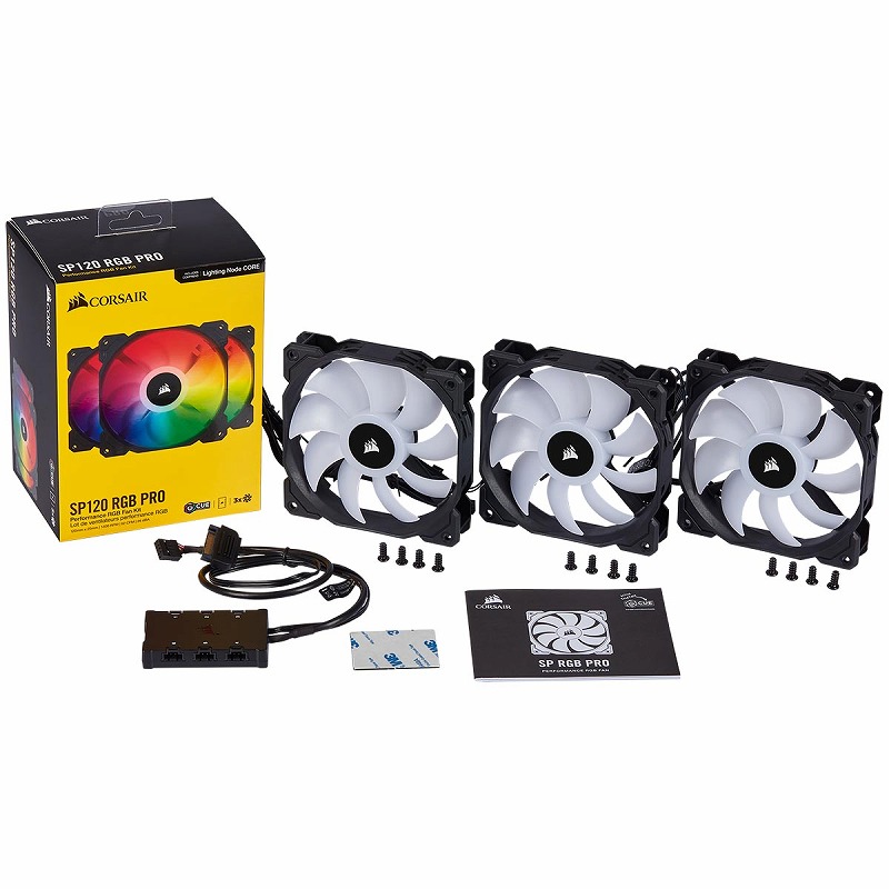 Corsair iCUE SP120 RGB PRO Triple Fan Kit / CO-9050094-WW | パソコン工房【公式通販】
