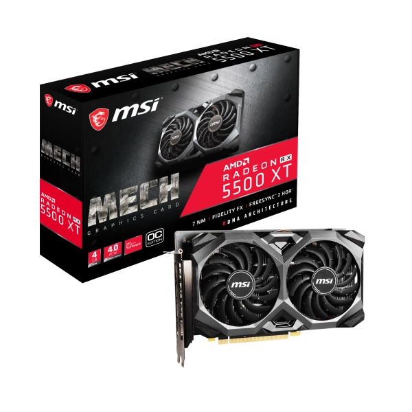 MSI RADEON RX 5500 XT MECH 4G OC | パソコン工房【公式通販】