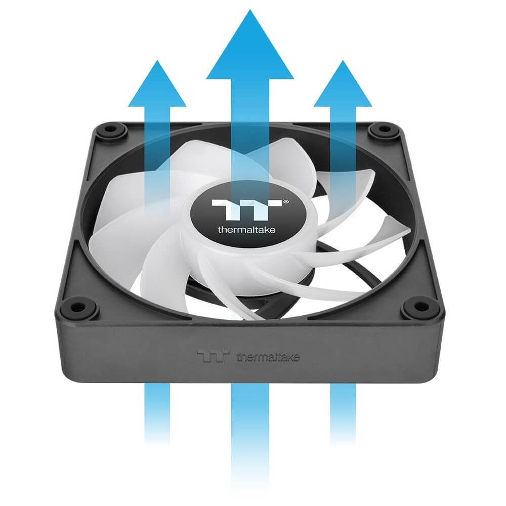 Thermaltake CT120 Reverse EX ARGB Sync PC Cooling Fan 3 Fan Pack Black ...