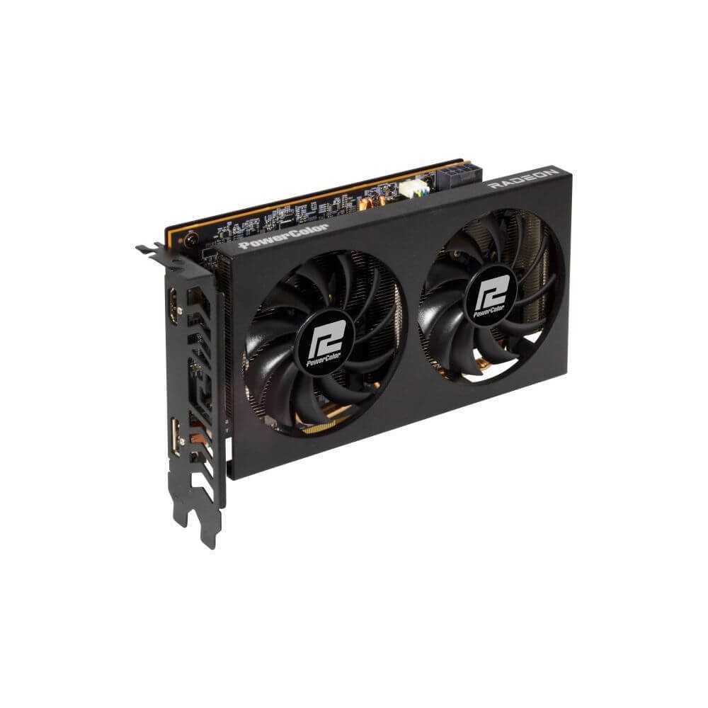 PowerColor Fighter AMD Radeon RX 6500 XT 8GB GDDR6 AXRX 6500XT 8GBD6-DH ...