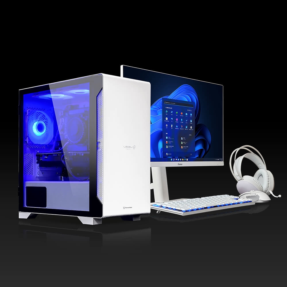 iiyama 【WEB限定】LEVEL-M1P5-R45-TLX-WHITE [Windows 11 Home] | パソコン工房【公式通販】