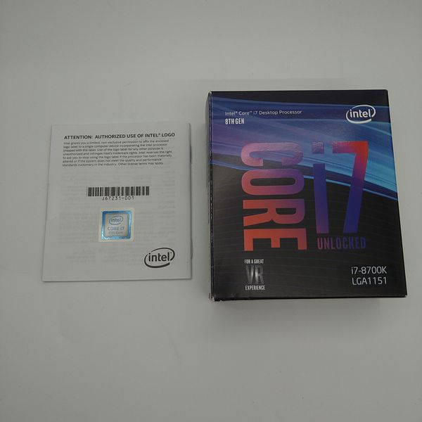 Intel 〔中古〕インテル® Core™ i7-8700K プロセッサー BOX（中古保証1ヶ月間） | パソコン工房【公式通販】