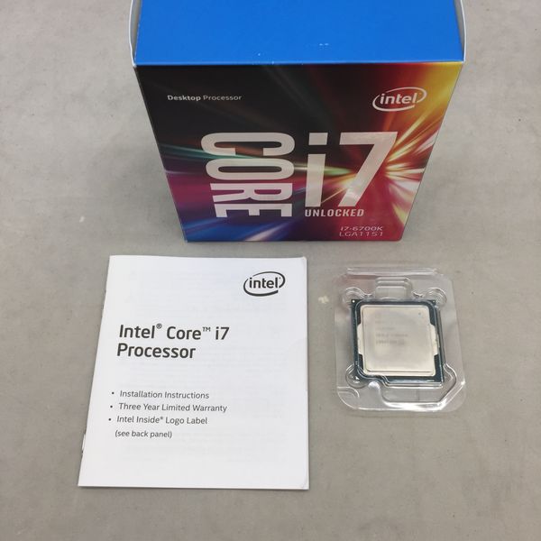Intel 〔中古〕インテル® Core™ i7-6700K プロセッサー BOX（中古保証1ヶ月間） | パソコン工房【公式通販】