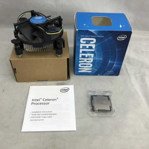 Intel 〔中古〕インテル® Celeron® プロセッサー G4920 BOX (Coffee Lake-S)（中古保証1ヶ月間 ...