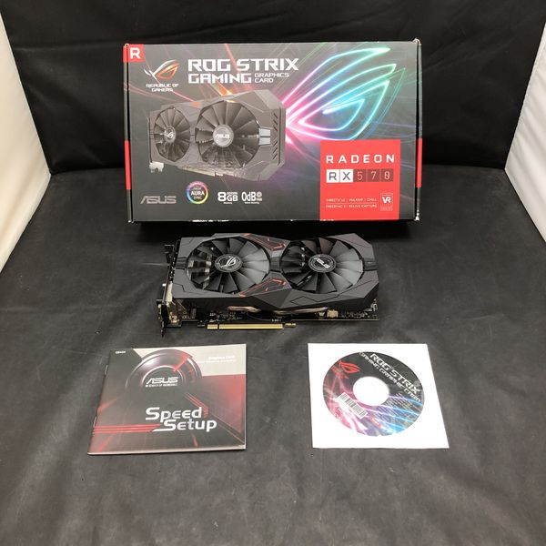 ASUS 〔中古〕ROG-STRIX-RX570-8G-GAMING（中古保証1ヶ月間） | パソコン工房【公式通販】