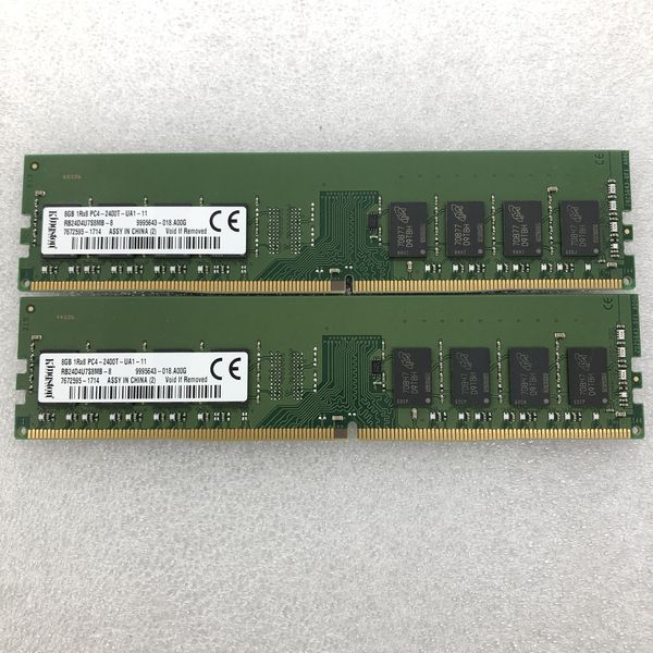 KINGSTON 〔中古〕288P DDR4 2400 PC4-19200 8GBx2（中古保証1ヶ月間） | パソコン工房【公式通販】